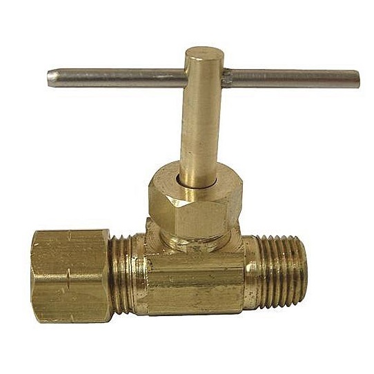Brass Compression Needle Valves | Flare & Comprs & Hose Fittings